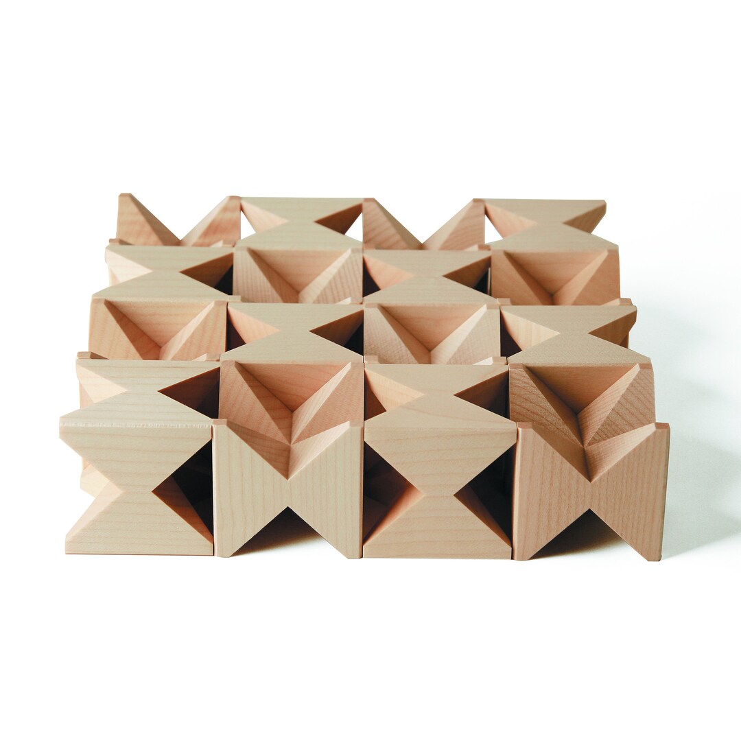 Kurt Naef Spiel Creative Game Toy Wooden Natural Wood Building Blocks ...