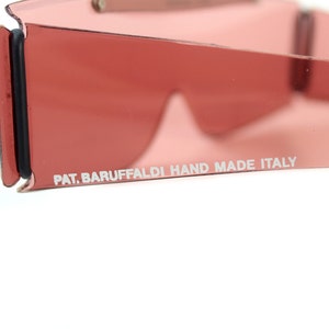 NOS 70s BARUFFALDI Vintage Shield Sunglasses / DS Deadstock Visor ...