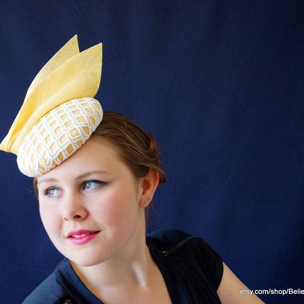 Yellow Tea Hat - Etsy