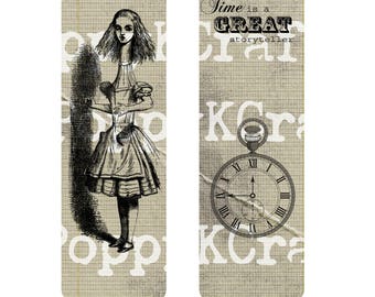 MUSTACHE Printable Bookmark Instant Download