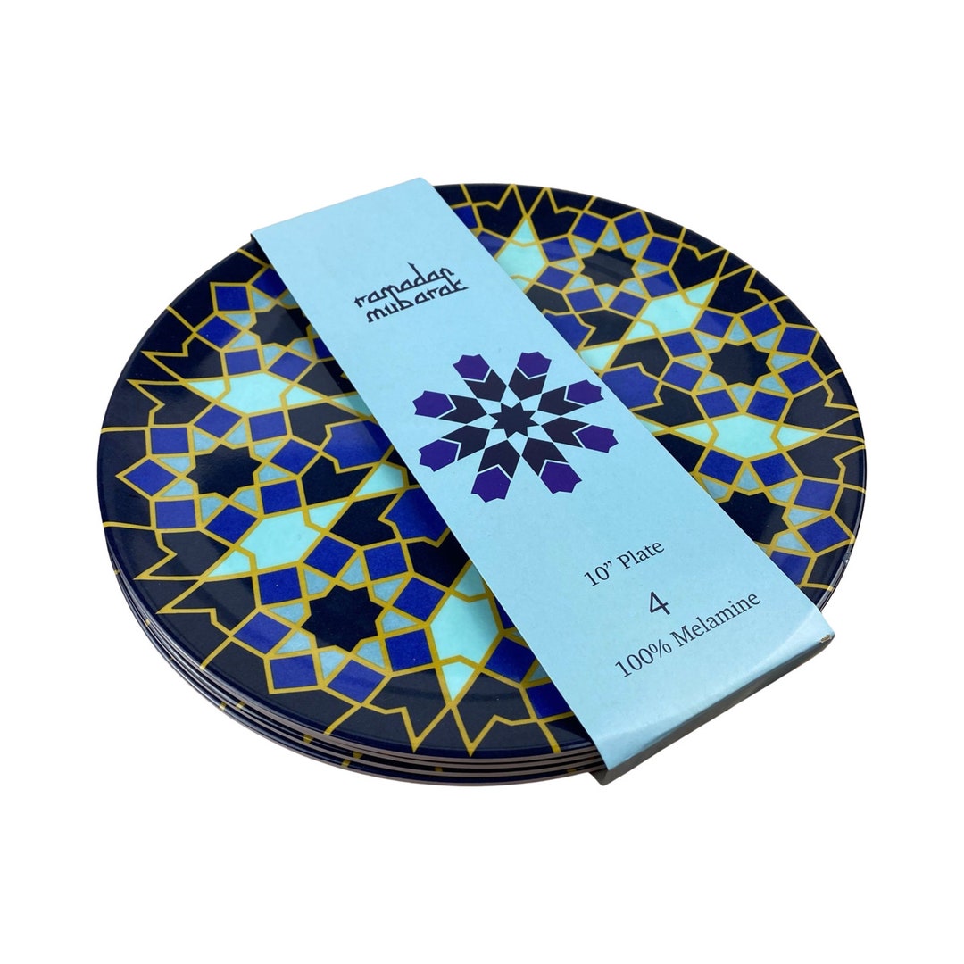 Ramadan Melamine Plates Navy - Etsy