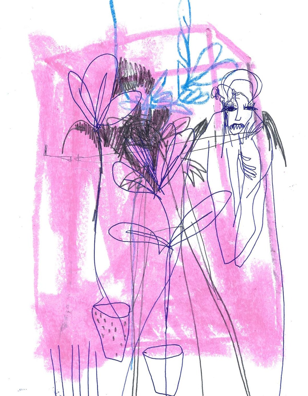Rare Find Drawing - Original Art on Paper | Original Drawing | One-of-a ...