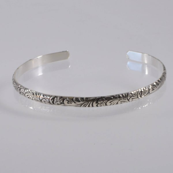 Floral Cuff Bracelet - Etsy