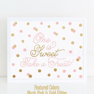 One is Sweet Take A Treat Printable First Birthday Party - Etsy