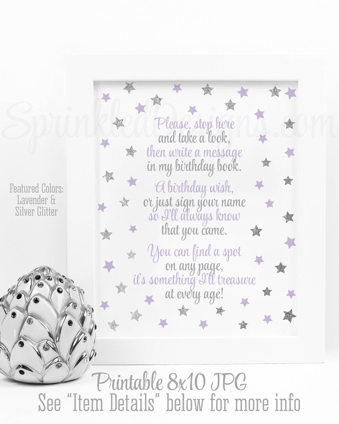 Buy Birthday Guest Book Sign Printable, Sign My Book, Twinkle Twinkle ...