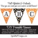 Printable Halloween Pennant Banner FULL ALPHABET Custom Eat - Etsy