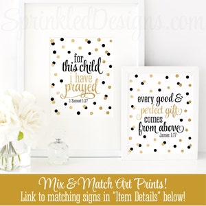 For This Child I Have Prayed Wall Art Printable Sign Baby - Etsy Canada