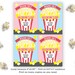 Popcorn Valentine Printable Tag Poppin Valentines Cards Non Candy ...