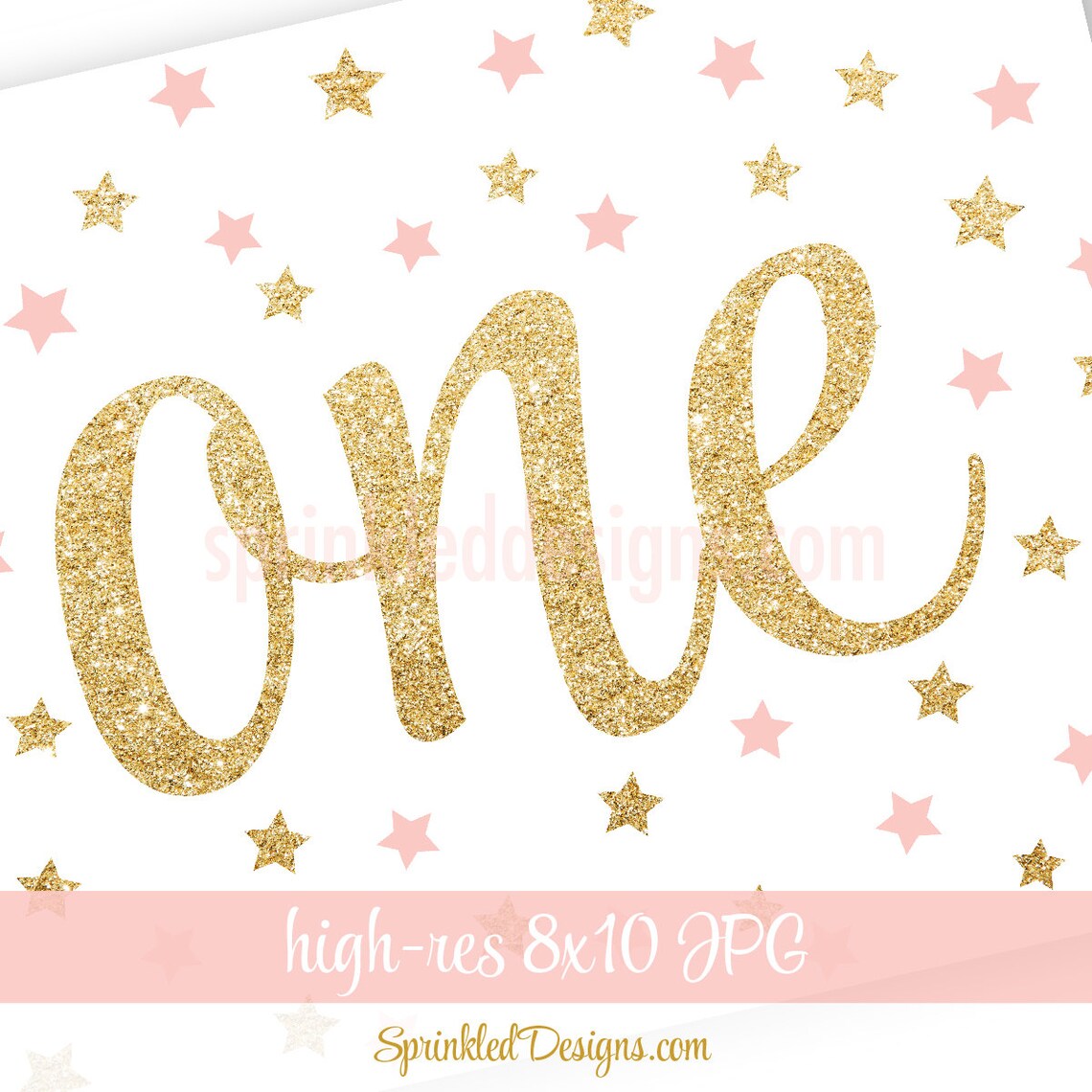 First Birthday Party Sign Big One 1 Blush Pink Gold - Etsy