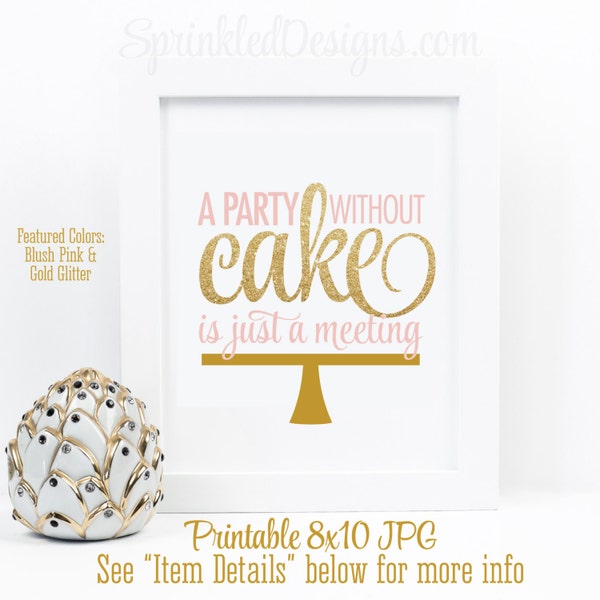 A Party Without Cake - Etsy