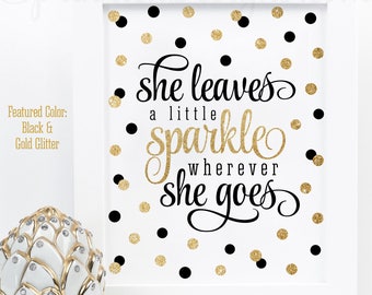 She Leaves a Little Sparkle Wherever She Goes - Etsy