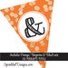 Printable Halloween Pennant Banner FULL ALPHABET Custom Eat - Etsy