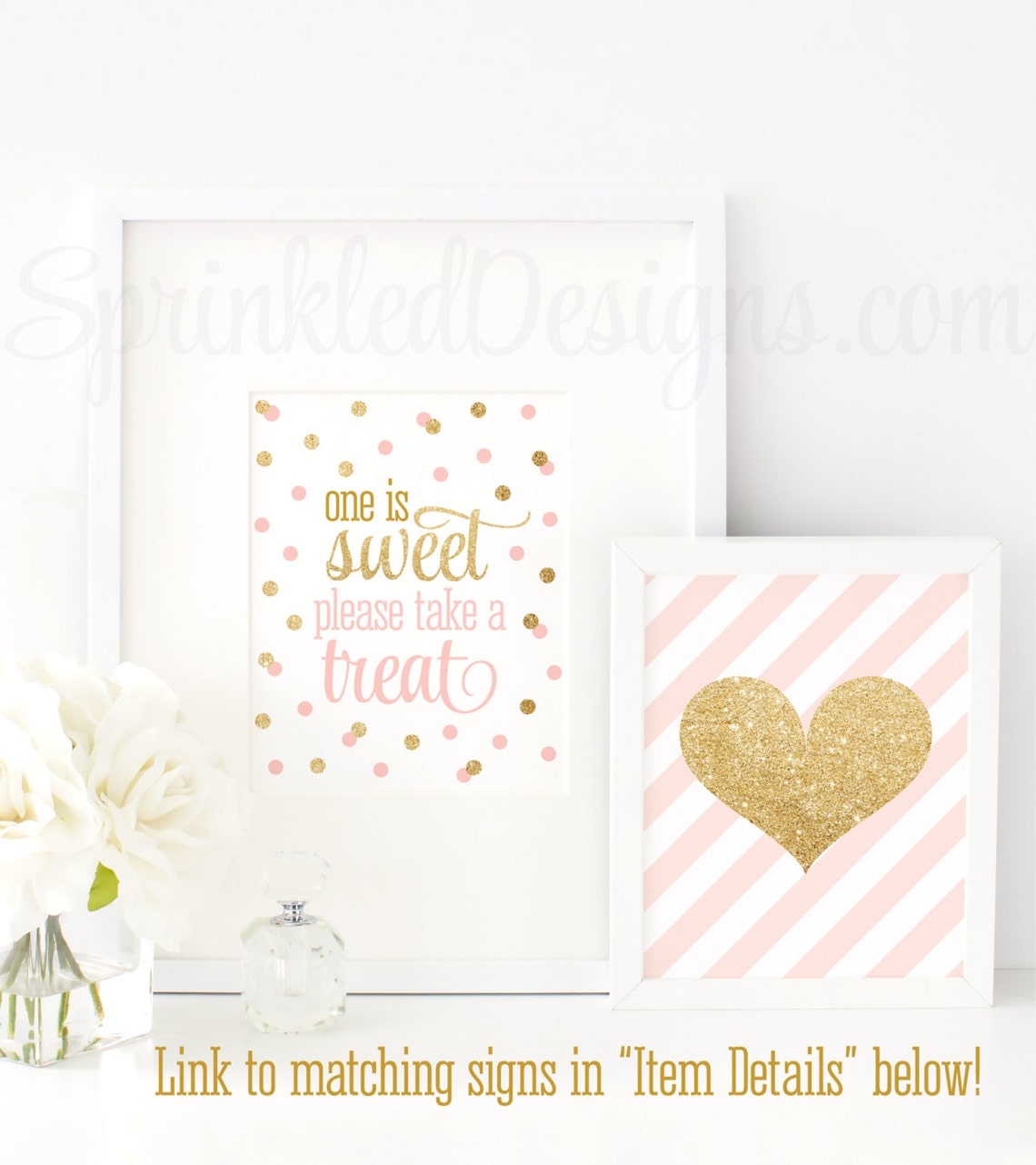 One is Sweet Take A Treat Printable First Birthday - Etsy