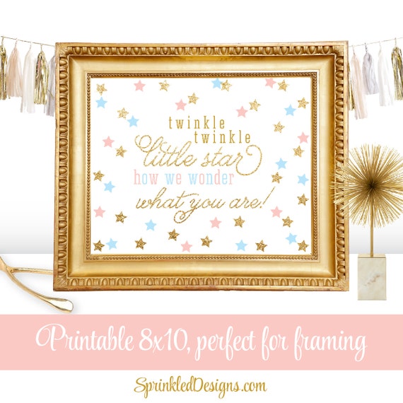 Twinkle Little Star How We Wonder What You Are - Printable Twinkle ...