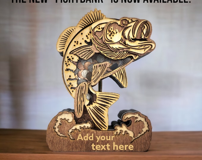 Handmade Kissy Fish Coin Bank - Etsy