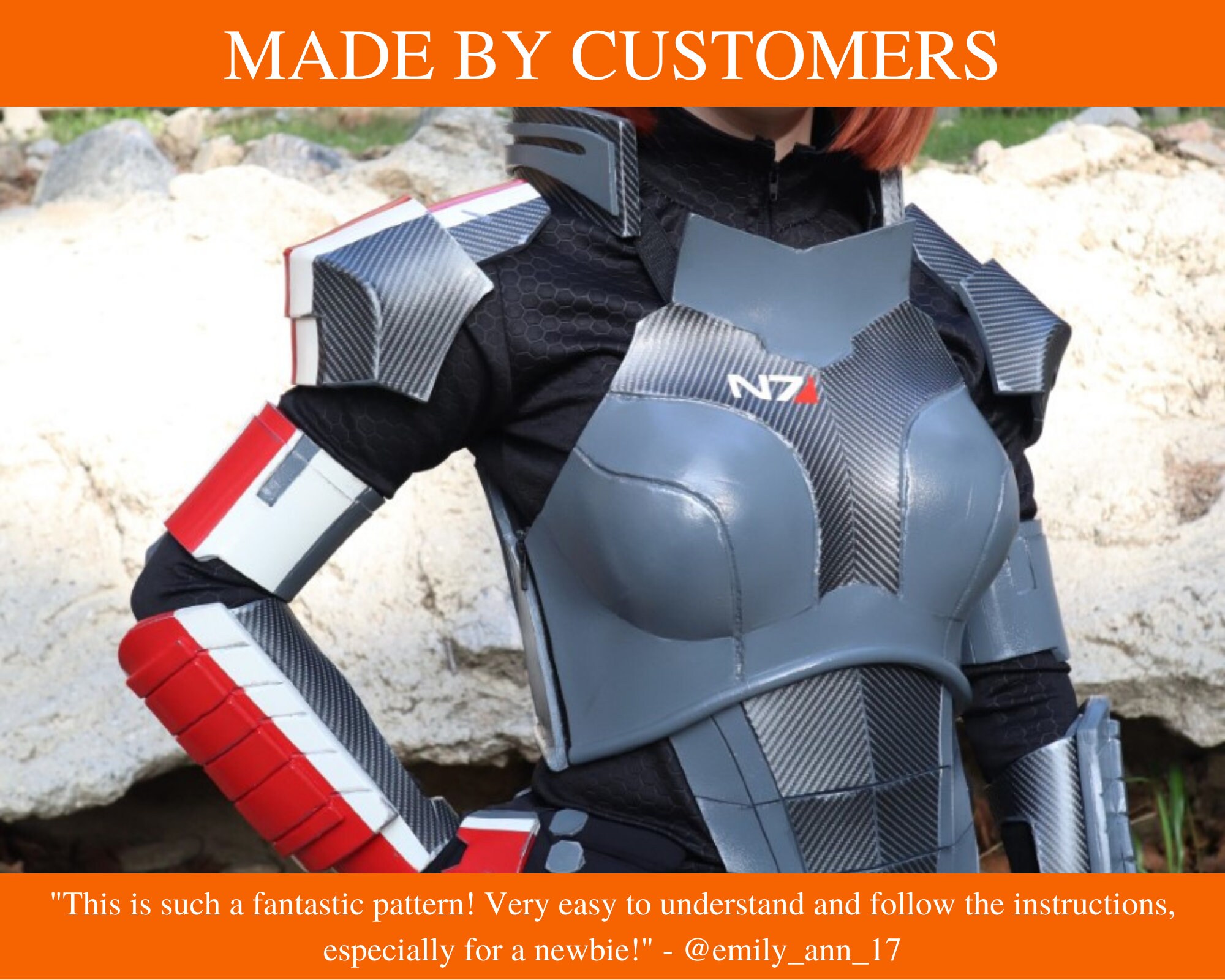 Space Commander Female Breastplate Cosplay Pattern for EVA - Etsy