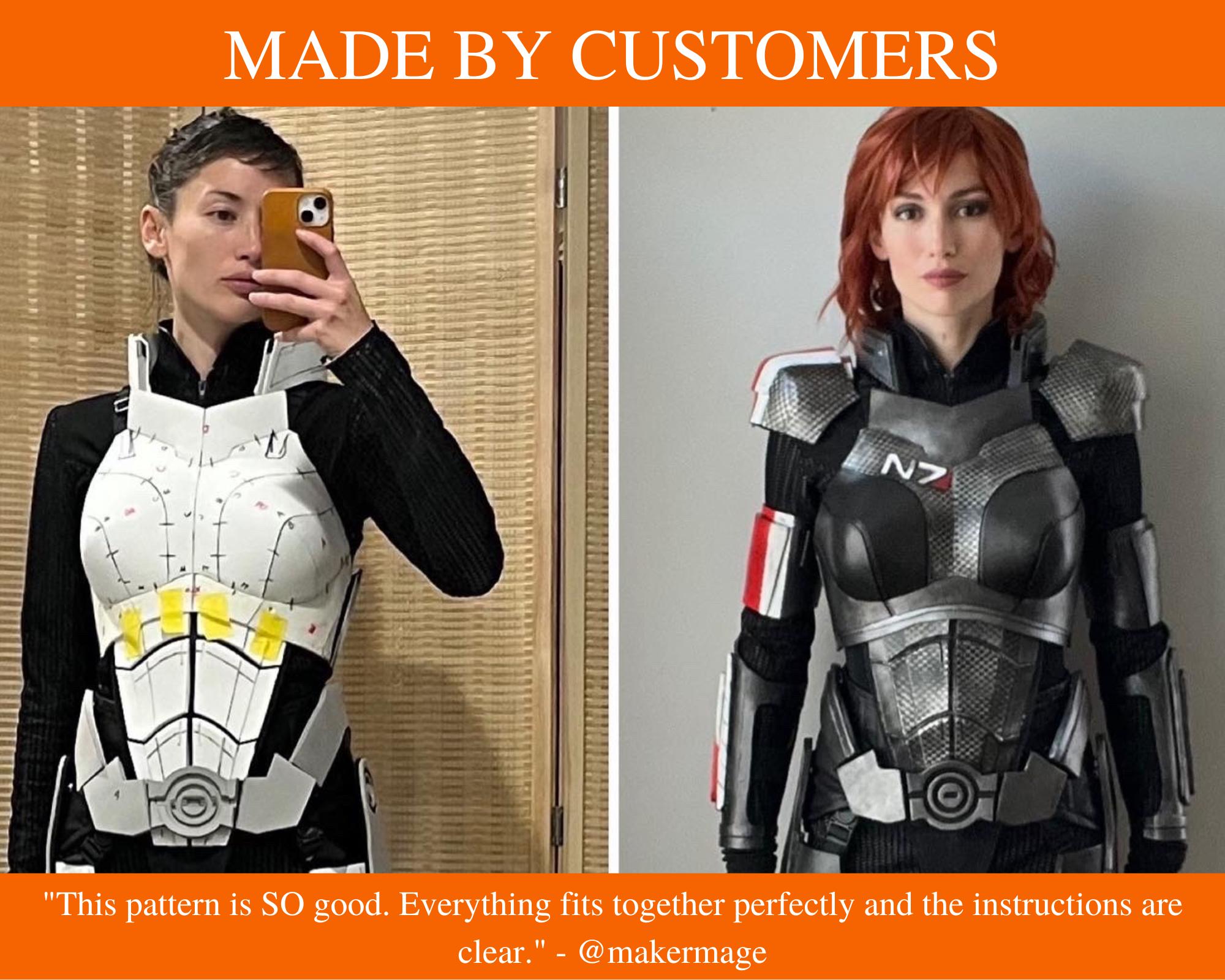 Space Commander Female Armor Cosplay Pattern for EVA Foam (COMPLETE ...