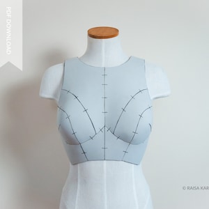 Alien Scientist Female Breastplate Cosplay Armor Pattern Templates for ...