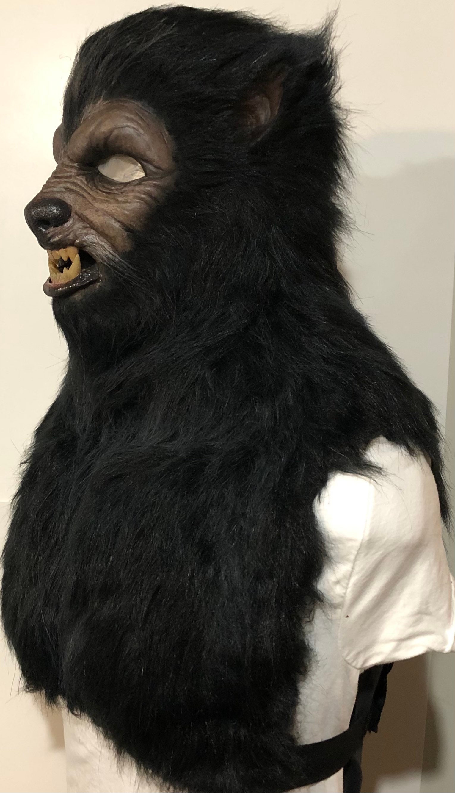 Werewolf Wolfman Full Head Monster Mask - Etsy UK