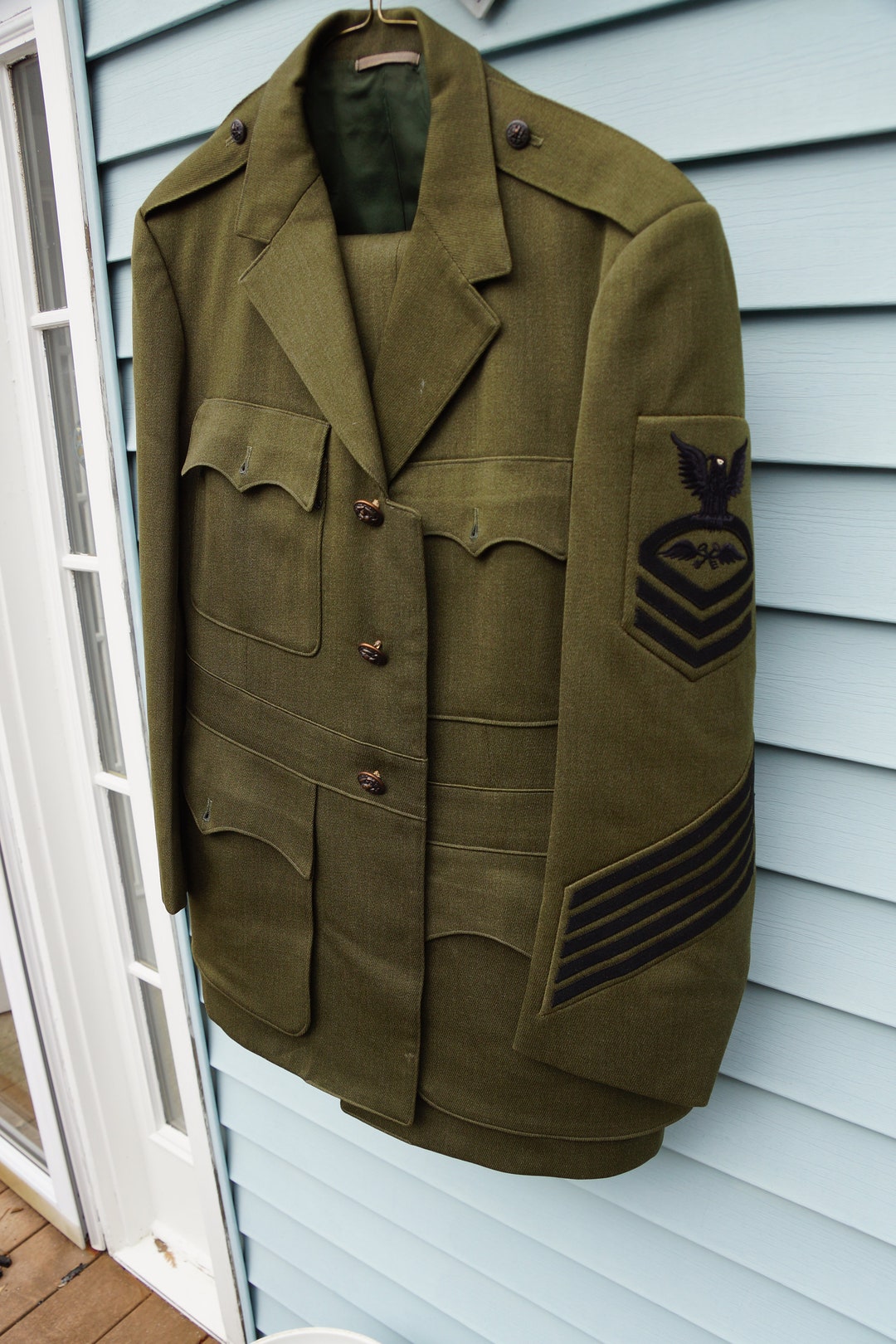 Vintage Navy Dress Uniform - Etsy