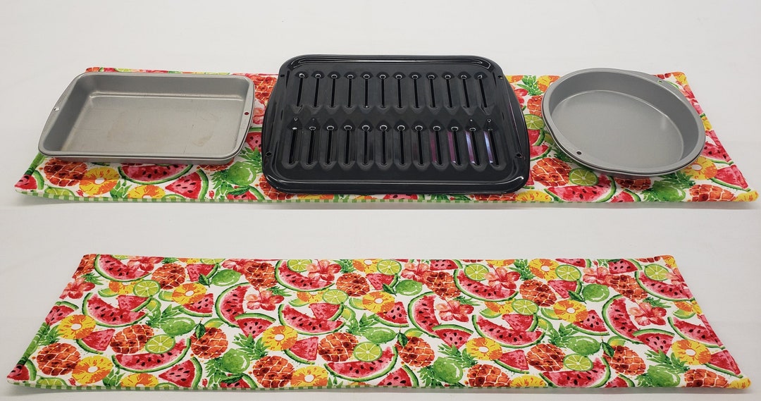 Watermelon & Pineapple Tropical Fruit Hot Pads or Hot Pad Runner - Etsy