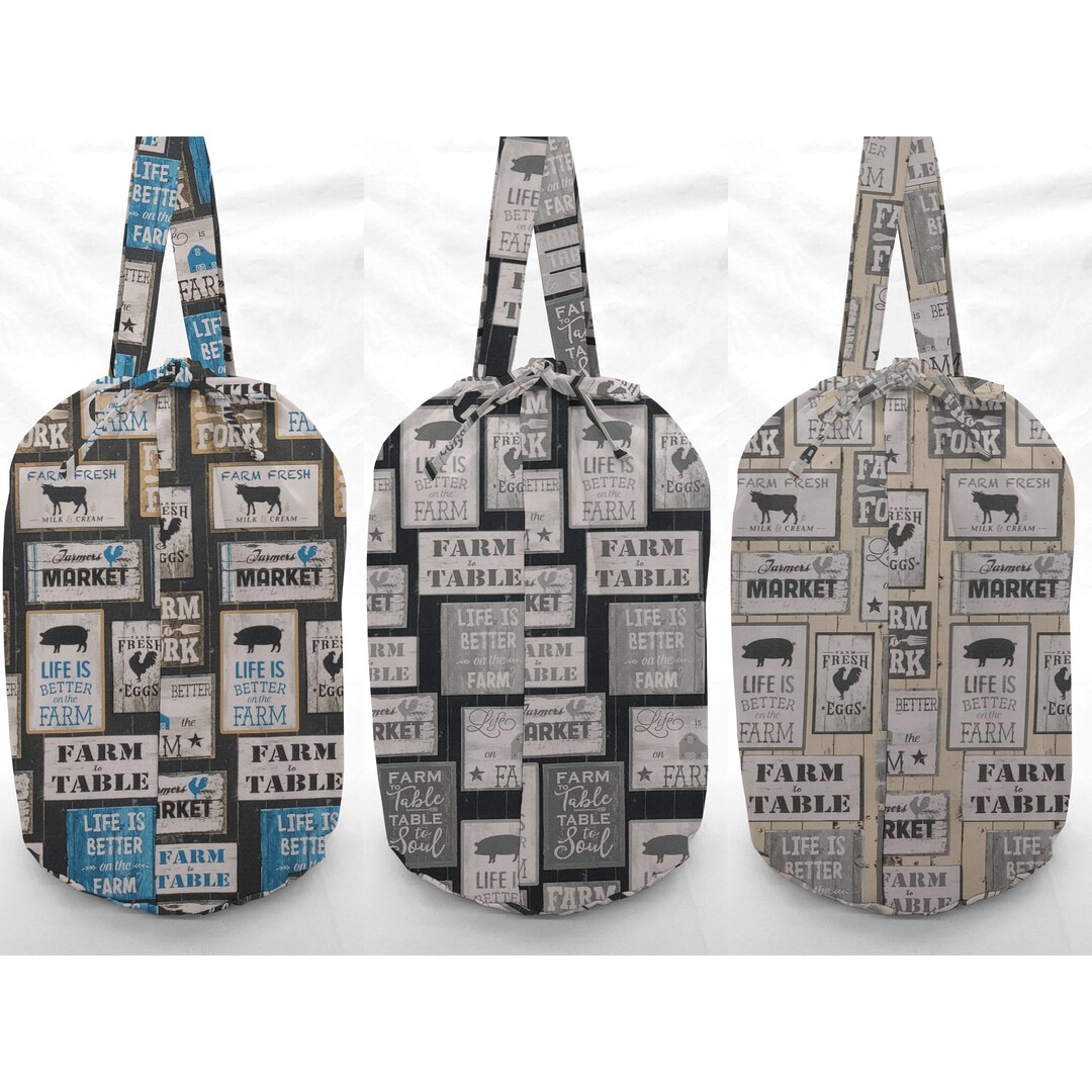 Farm to Table 5 Gallon Carboy Bottle Drawstring Carrier & Cover - Etsy