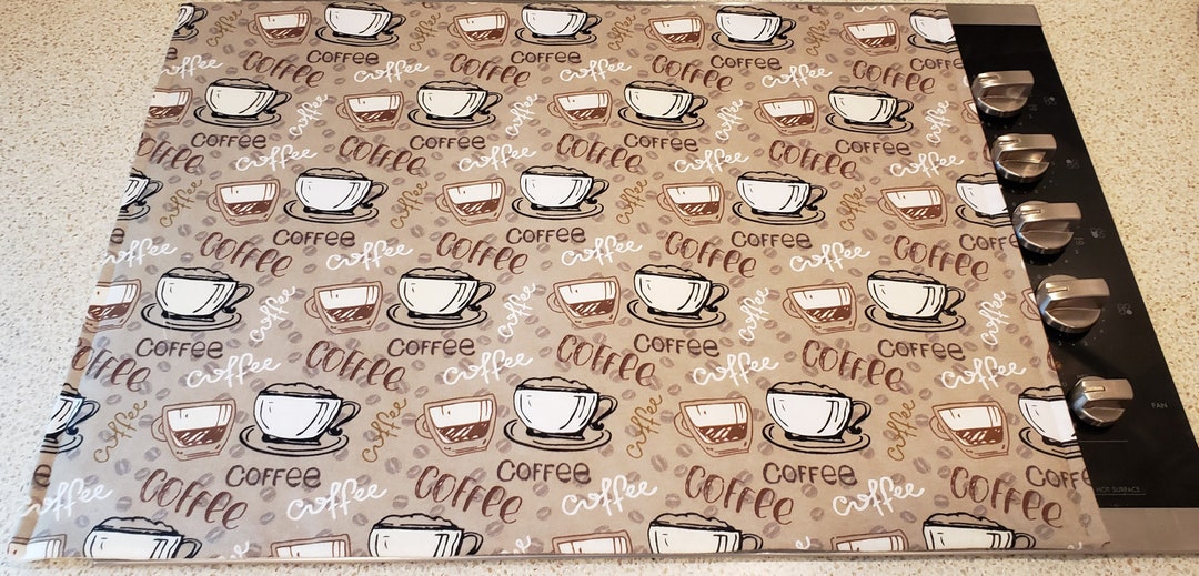 Coffee Beans Cover & Protector for Flat Stove Top - Etsy