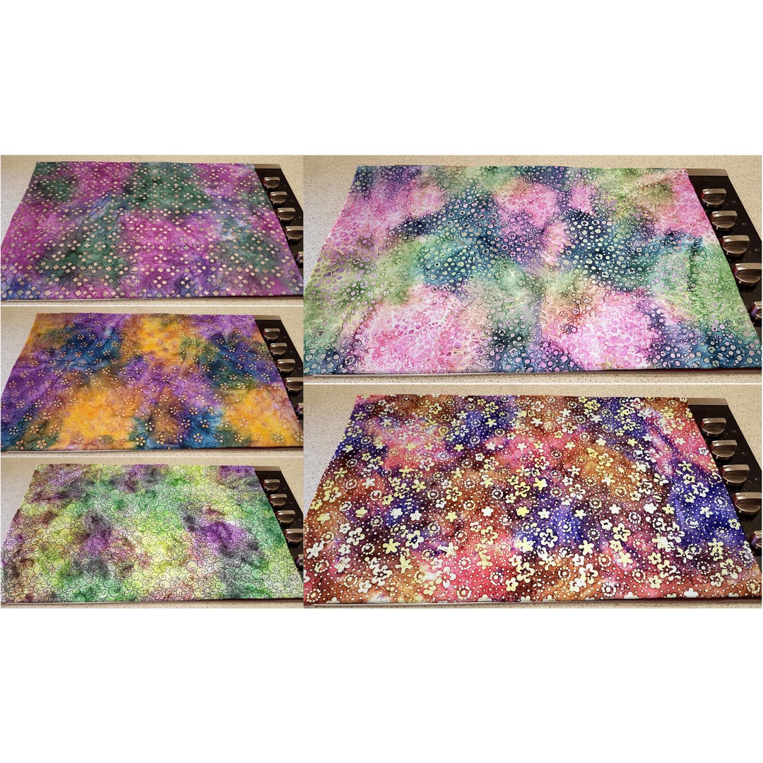 Batik Tie Dye Cover & Protector for Flat Stove Top (5 Patterns ...