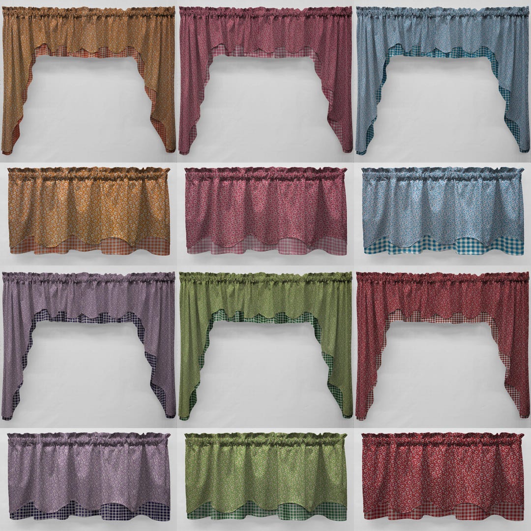 Crazy for Daisies Country Valances and Swags - Etsy