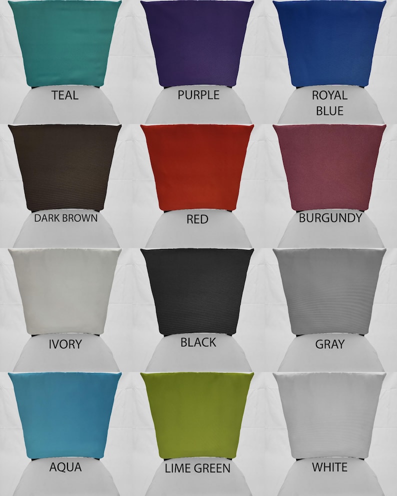 Waterproof Canvas Dining Room Chair Back Covers or Seat Covers - Etsy