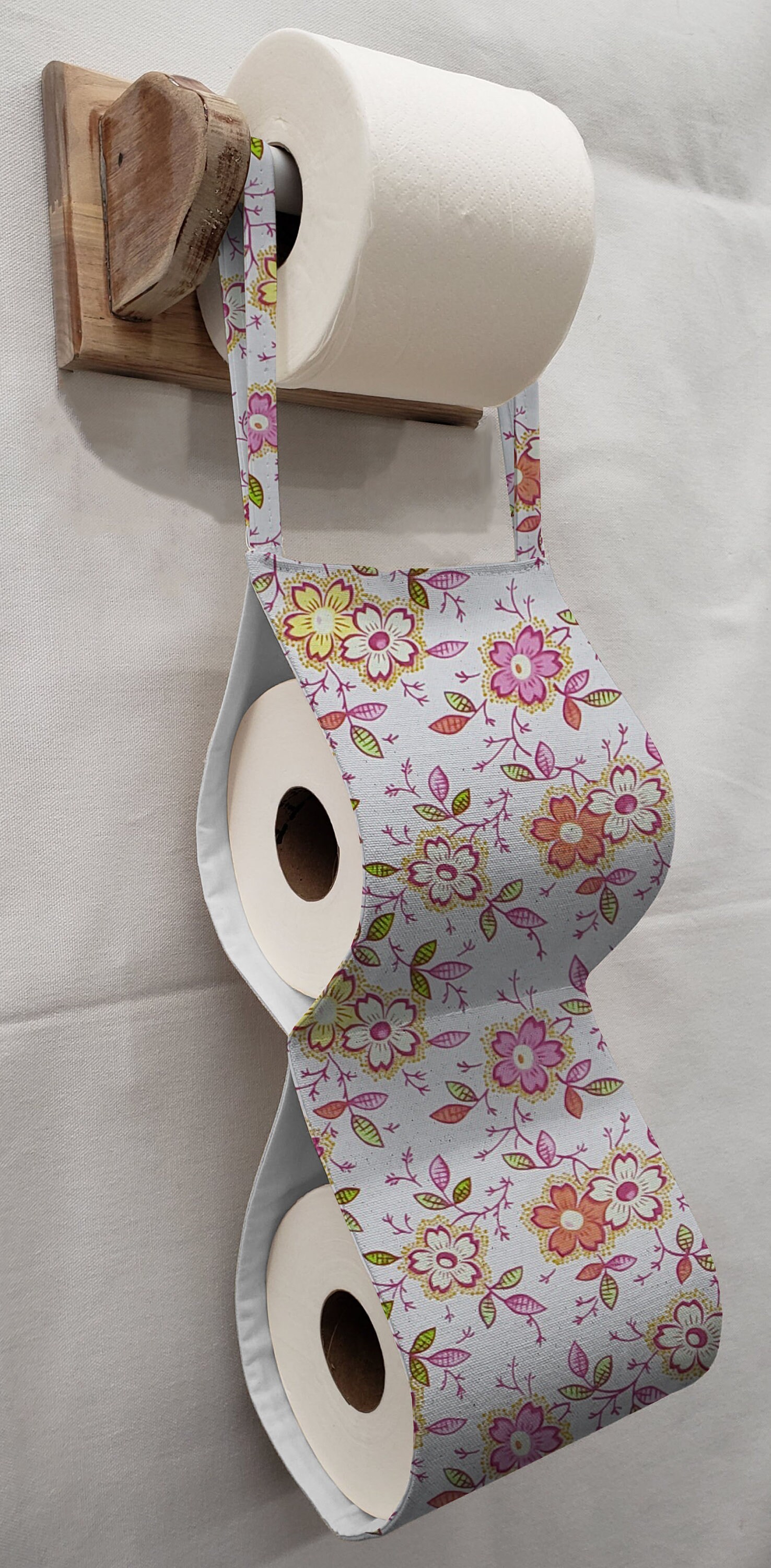 Spring Flowers Toilet Paper Holder (4 Colors Available) - Etsy