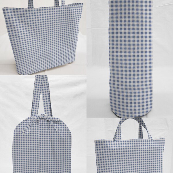 Light Blue Checked Fabric - Etsy