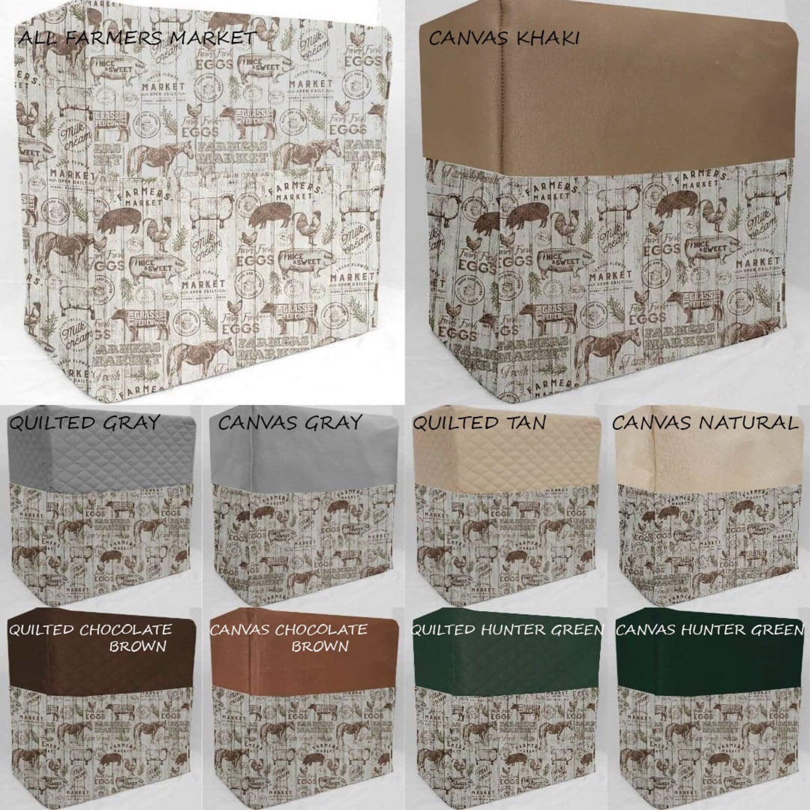 Farmers Market Bread Machine Cover - Etsy