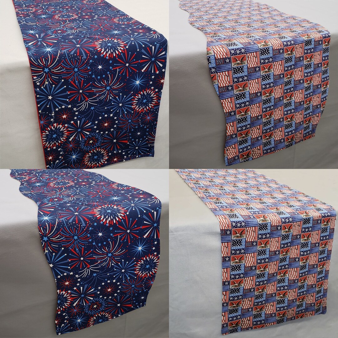 Americana Table Runner - Etsy