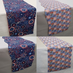 Americana Table Runner - Etsy
