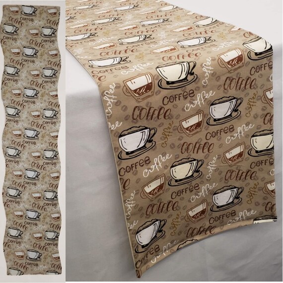Coffee Beans Table Runner - Etsy