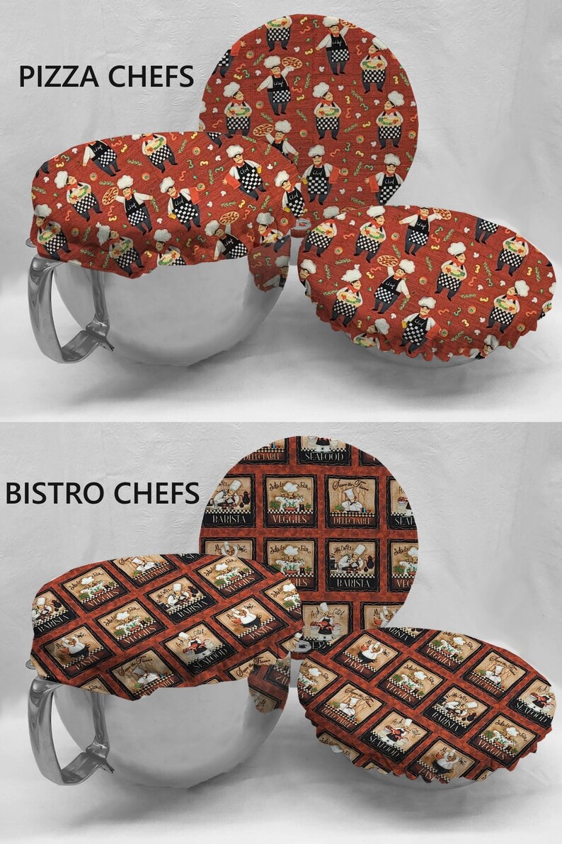 Fat Chefs Reusable Fabric Bowl & Casserole Pan Covers (3 Options) - Etsy