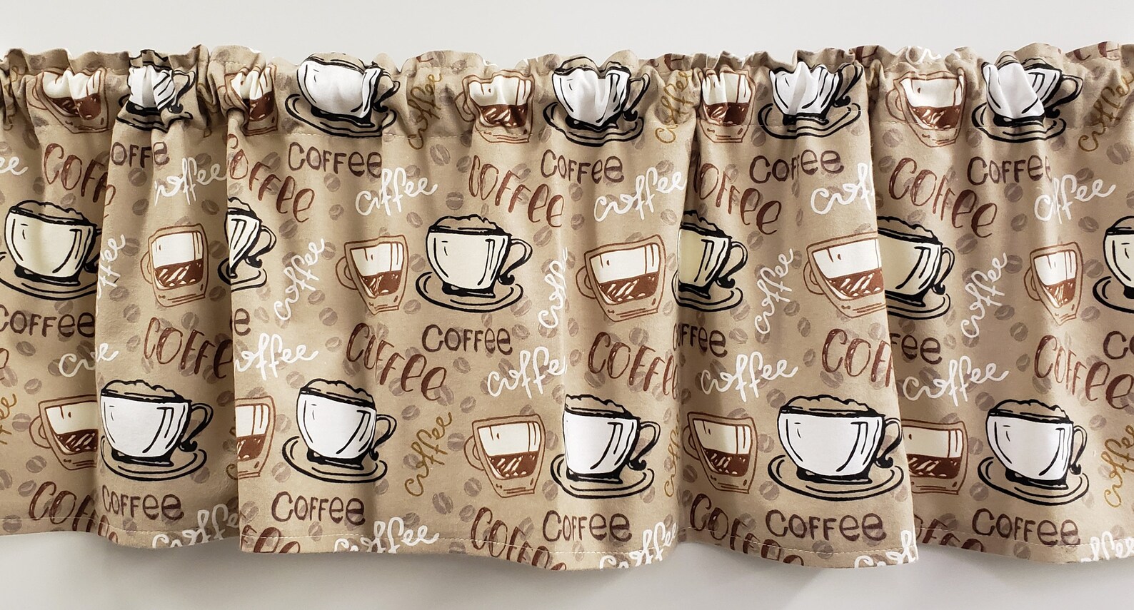 Coffee Beans Valances Curtains or Swags - Etsy