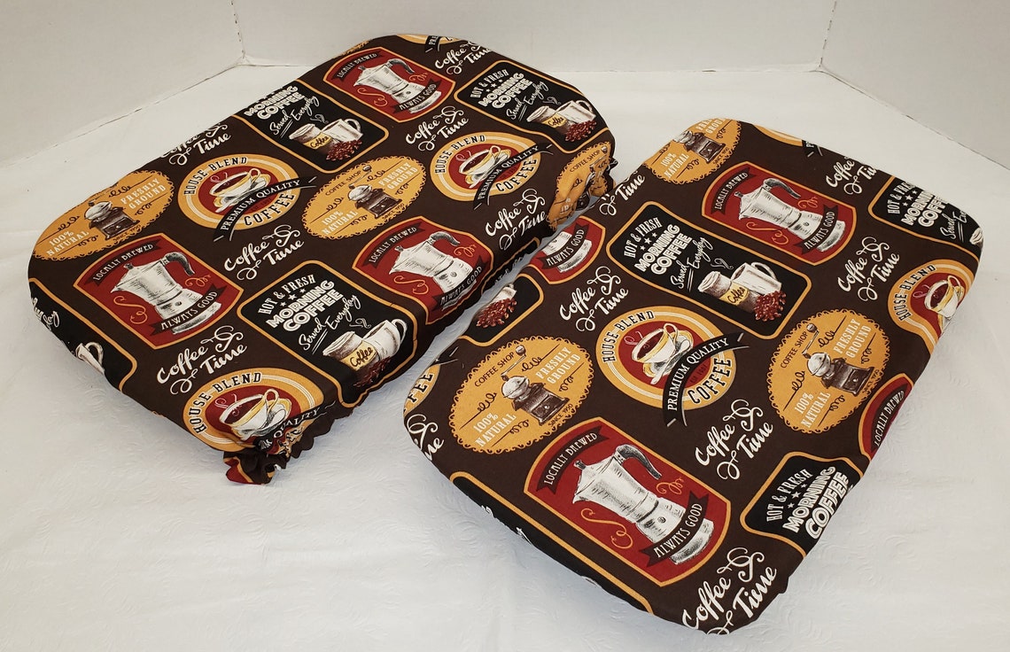 Morning Coffee Reusable Fabric Bowl & Casserole Pan Covers (3 Options ...