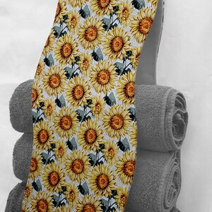 Harvest Sunflowers Bath Towel Holder - Etsy