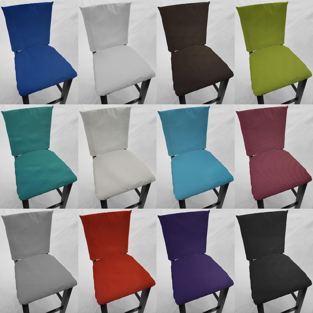 Waterproof Canvas Dining Room Chair Back Covers or Seat Covers - Etsy