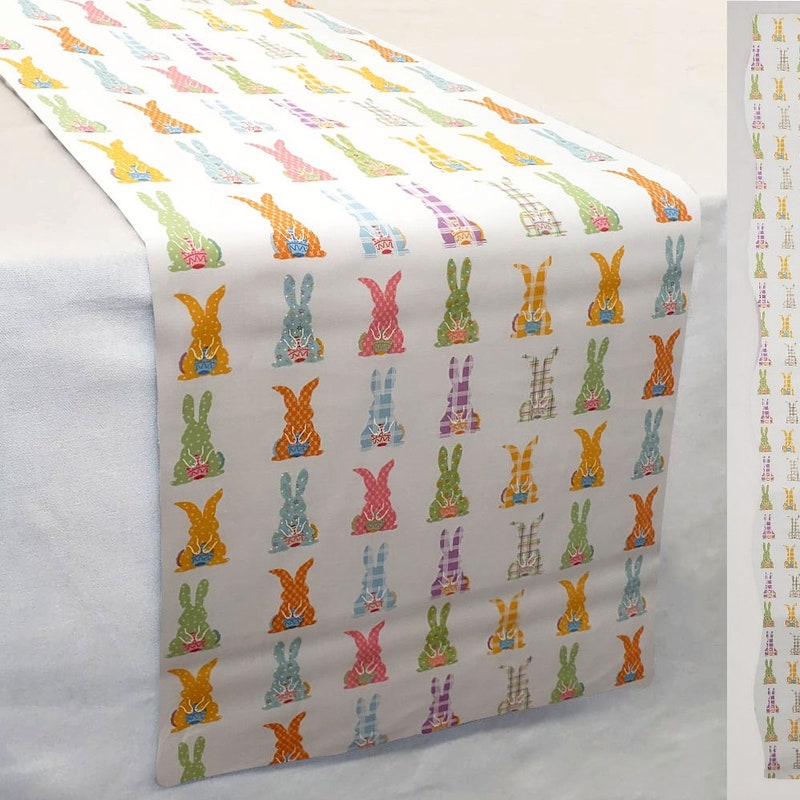Bunny Table Runner - Etsy
