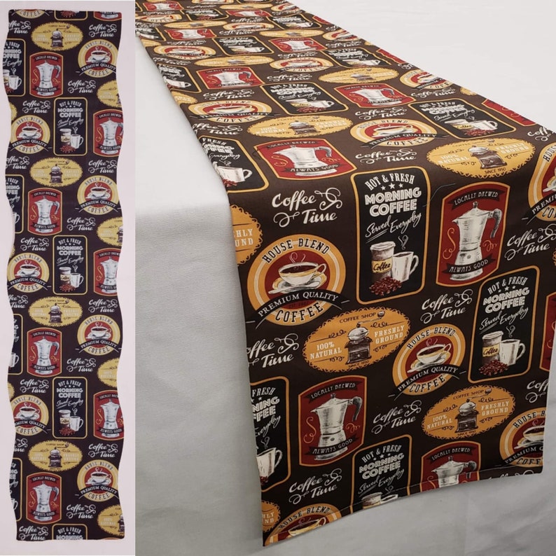 Morning Coffee Table Runner - Etsy