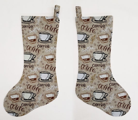 Coffee Beans Christmas Stockings - Etsy UK