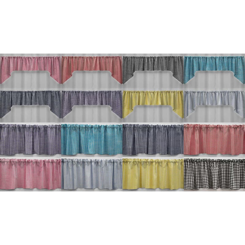 Swag Curtains Gingham - Etsy
