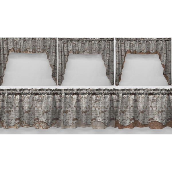 Country Swag Curtains - Etsy