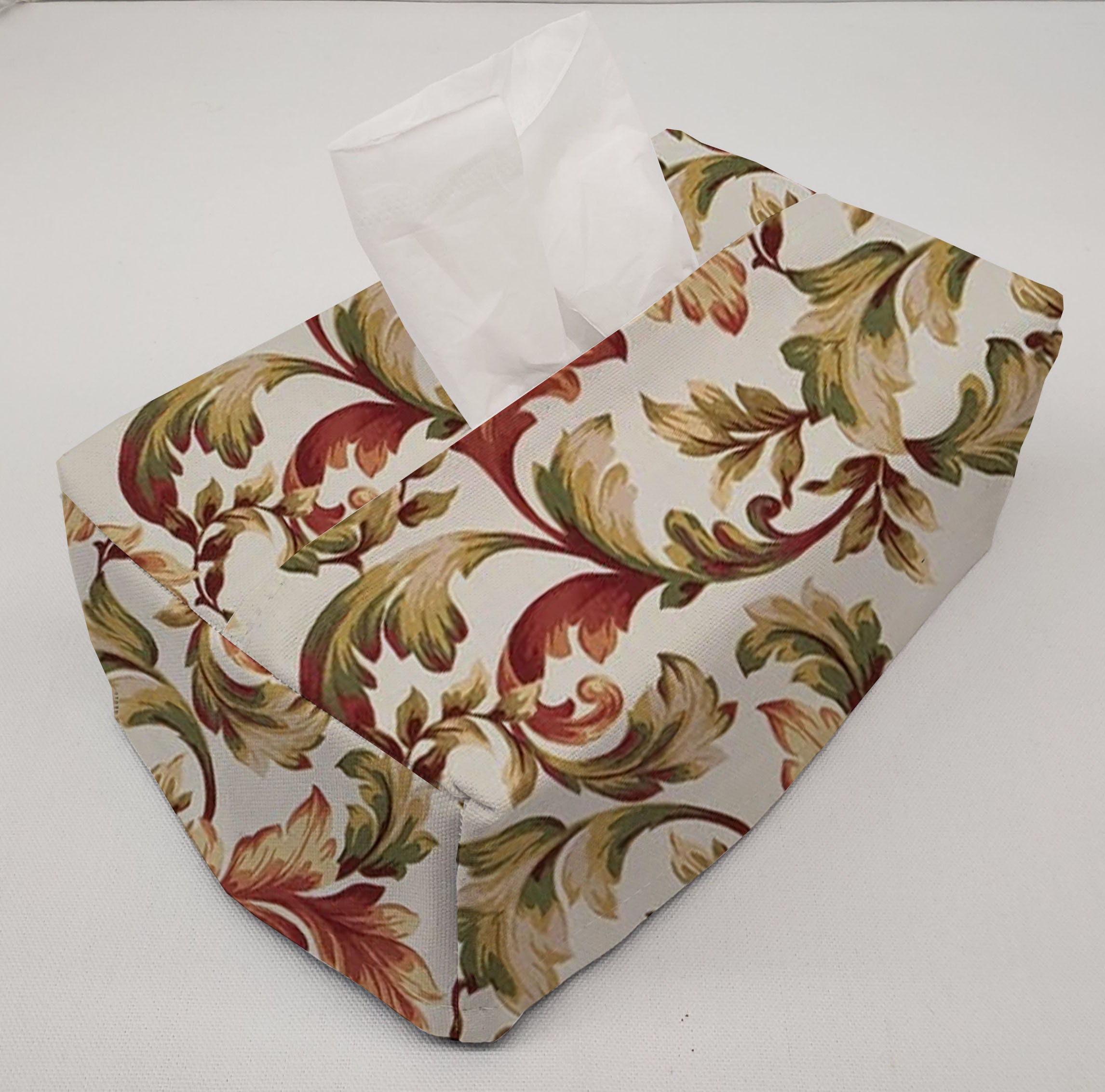 Autumn Fall Floral Leaves Tissue Box Cover - Etsy