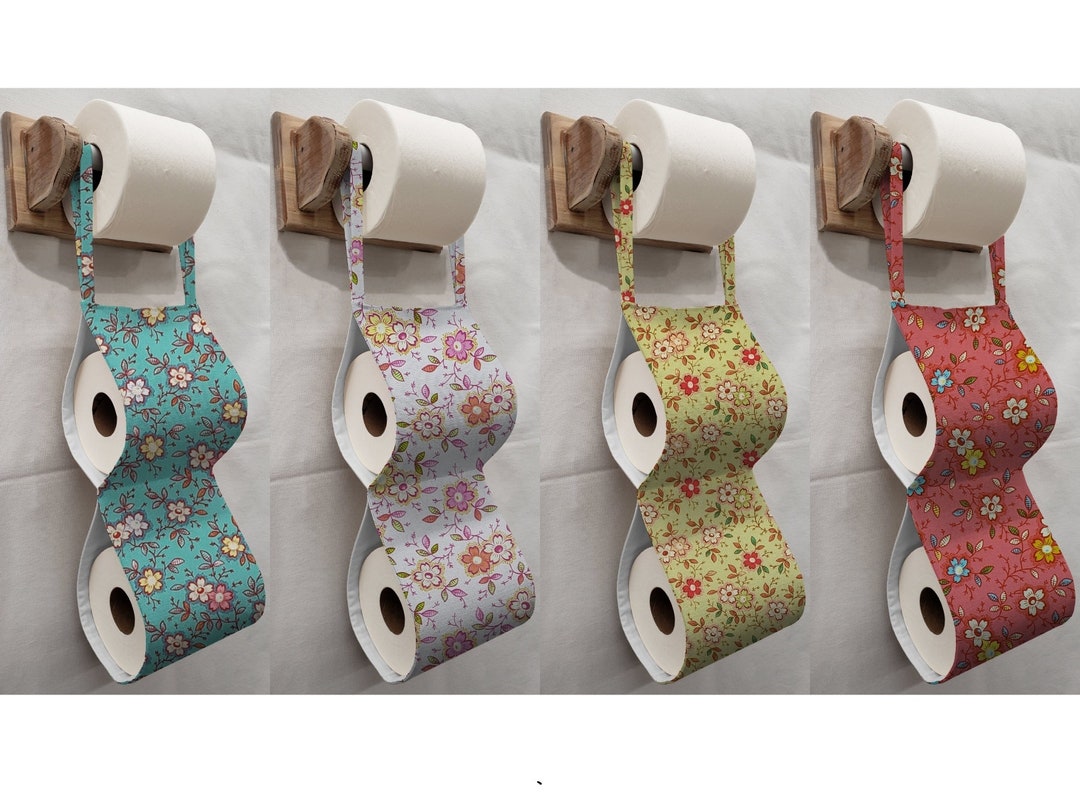 Spring Flowers Toilet Paper Holder (4 Colors Available) - Etsy