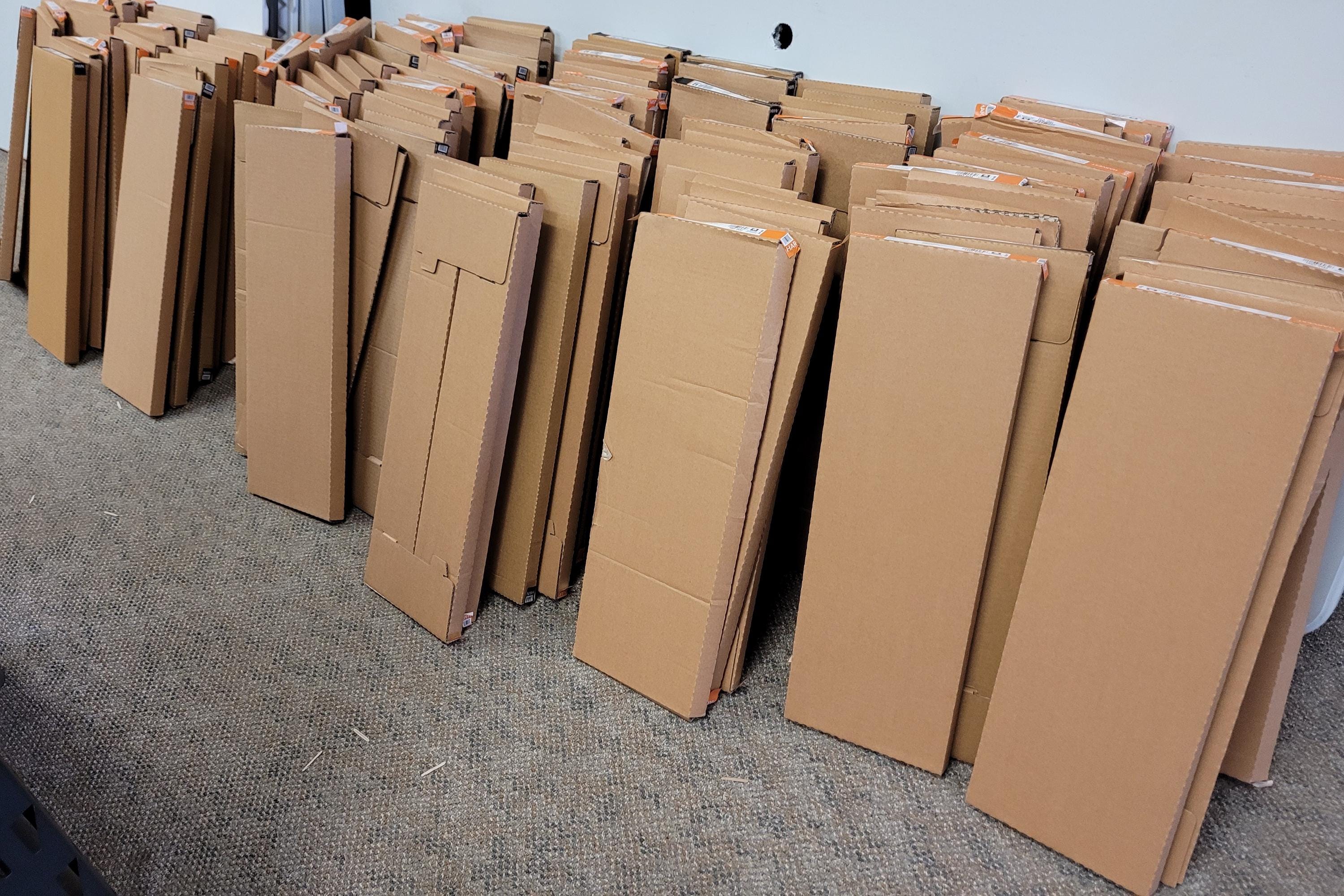 Cardboard Fabric Bolt - Empty - for Fabric Storage (bundle of 10 Bolts ...