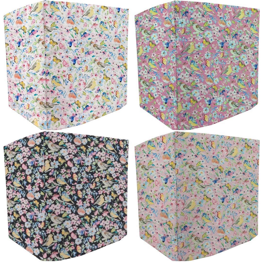 Birds & Butterflies in Blooms Bread Machine Cover (4 Colors Available ...